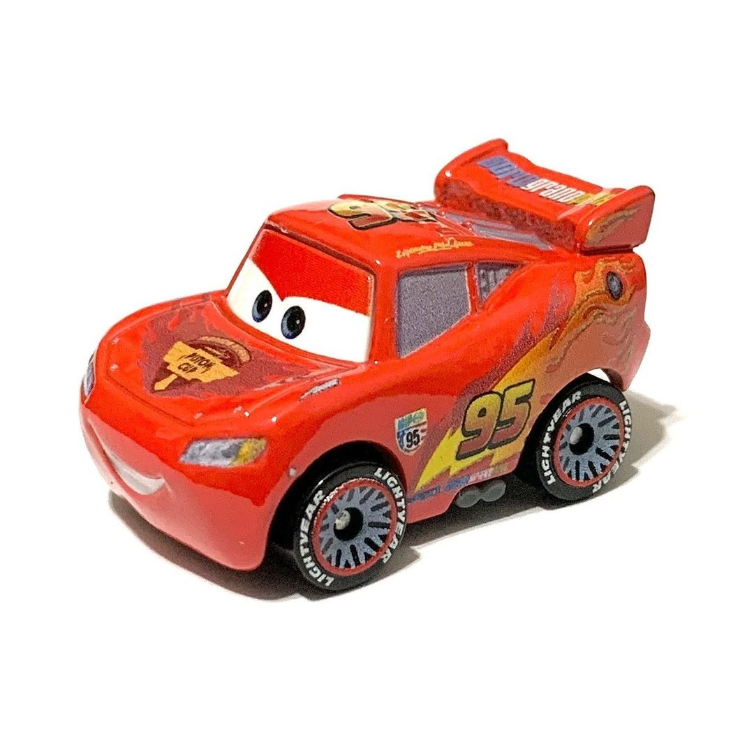 Mini Racers Lightning McQueen with Racing Wheels | Pixar Cars Die-casts ...