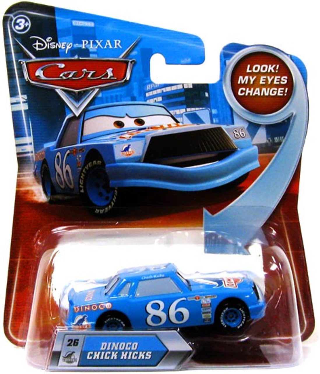 Lenticular Dinoco Chick Hicks | Pixar Cars Die-casts Wiki | Fandom