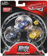 Mini Racers Metallic Fabulous Lightning McQueen | Pixar Cars Die-casts ...