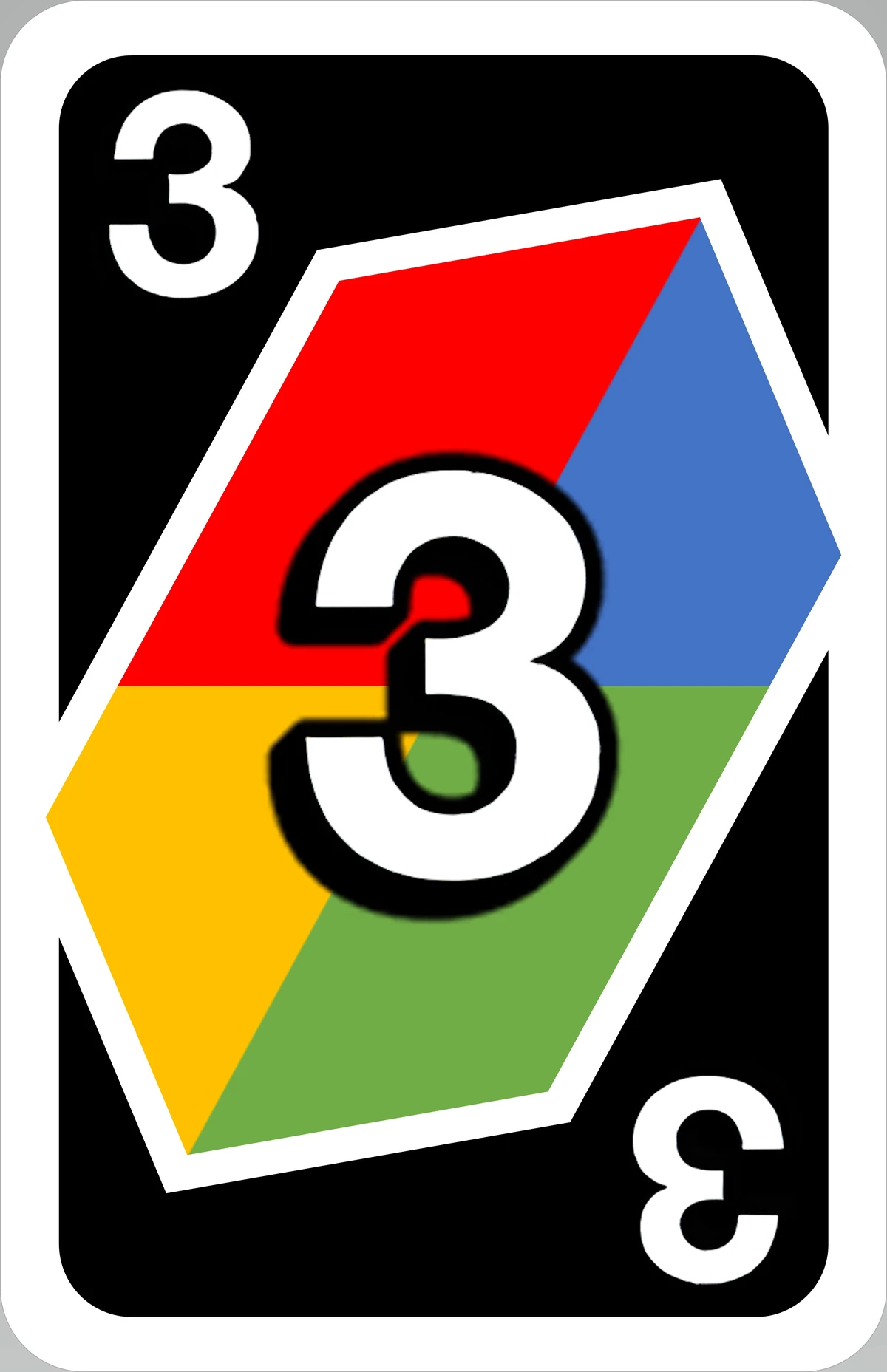 Wild Tres Card | Uno Wiki | Fandom