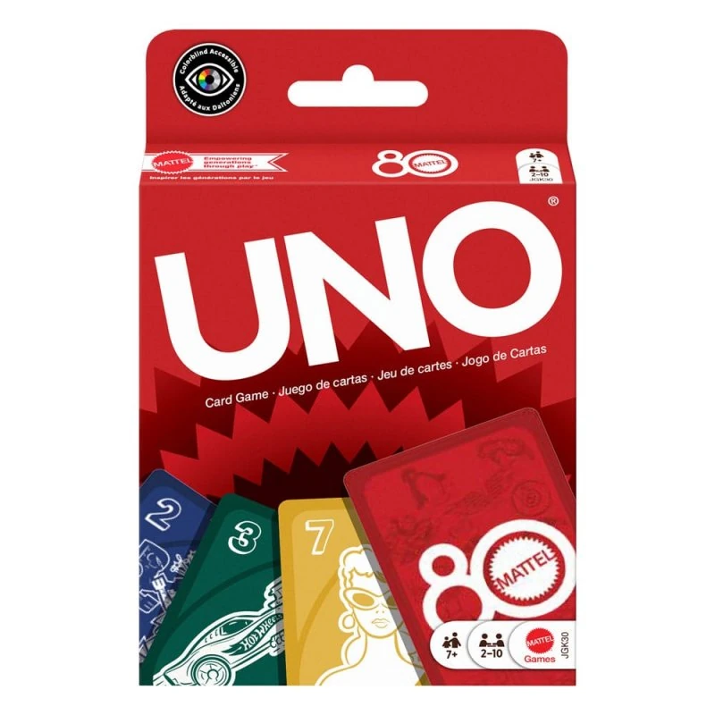 Uno Mattel 80th Anniversary Ruby Red | Uno Wiki | Fandom