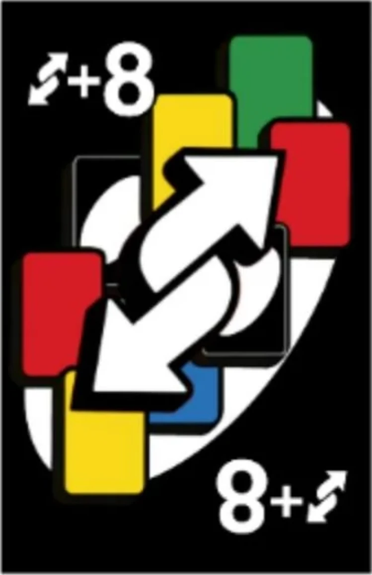 Wild Reverse Draw Eight Card | Uno Wiki | Fandom