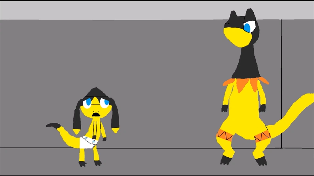 Helioptile wears a diaper | Matthewmgcs Wiki | Fandom