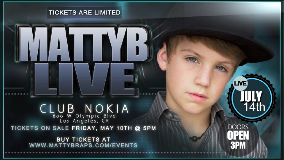 MattyB Live at Club Nokia | MattyBRaps Wiki | Fandom