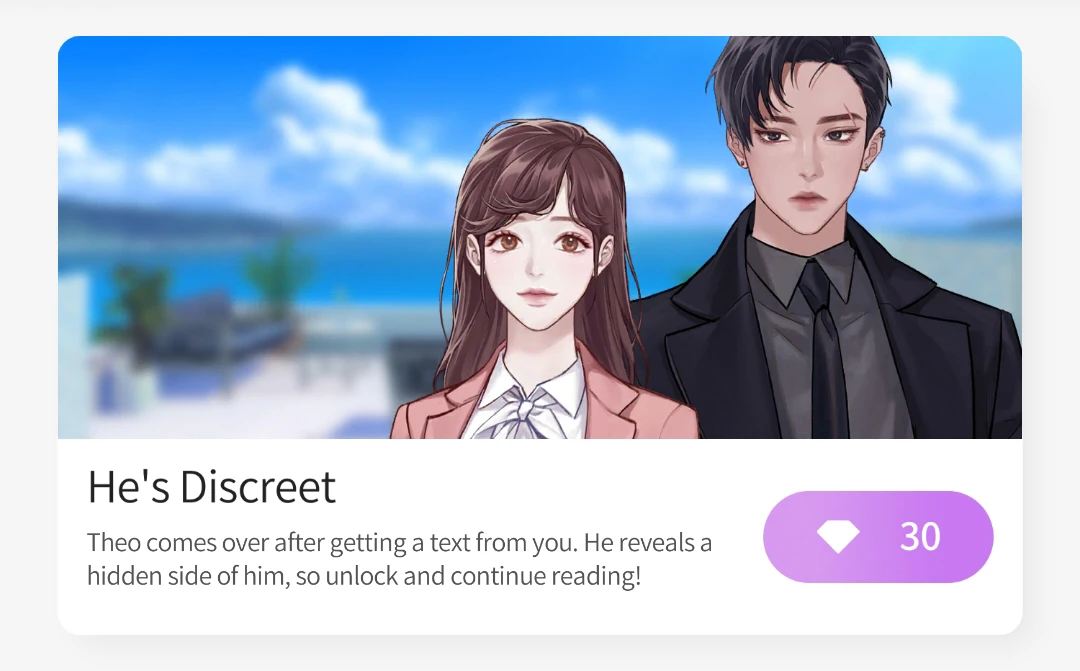 He's Discreet | Maybe: Interactive Stories Wiki | Fandom