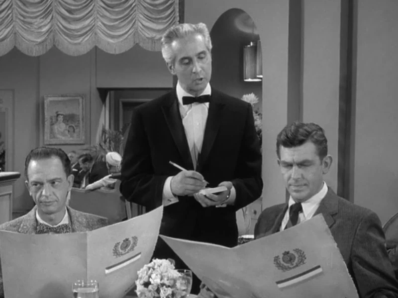 Waiter in French Restaurant | Mayberry Wiki | Fandom