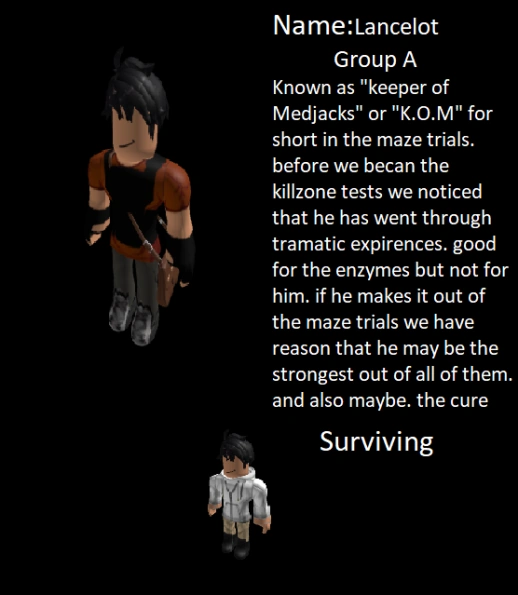 Lance | Maze Runner (Roblox fandom) Wiki | Fandom