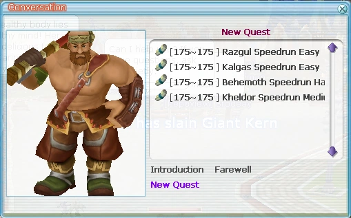 Kheldor Speedrun Quest | Mazey Flyff Reawakened Wiki | Fandom