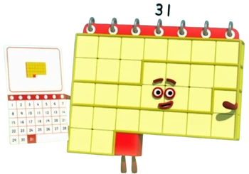 Thirty-One (Numberblocks) | Mazniac Wiki | Fandom