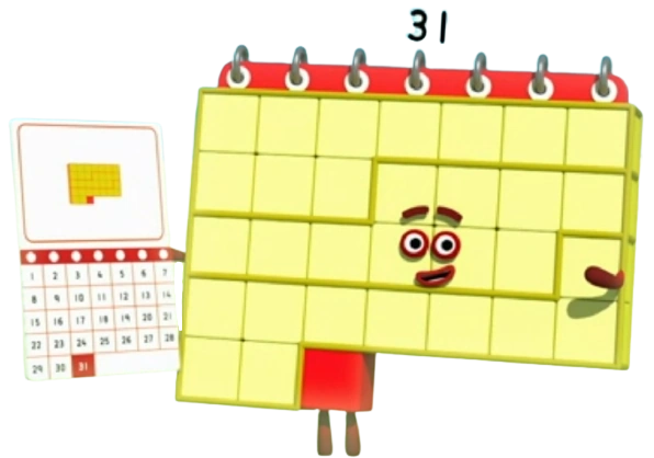 Thirty-One (Numberblocks) | Mazniac Wiki | Fandom