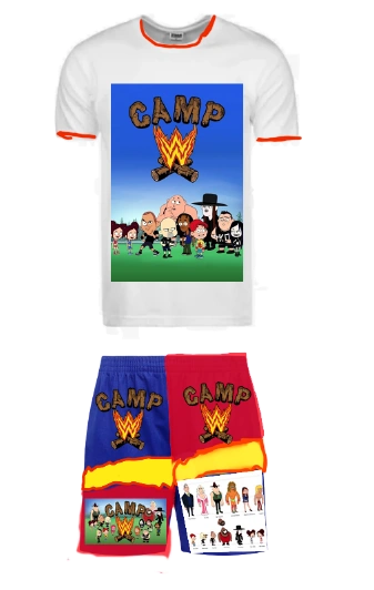T-shirt and shorts with Camp WWE | Mazniac Wiki | Fandom
