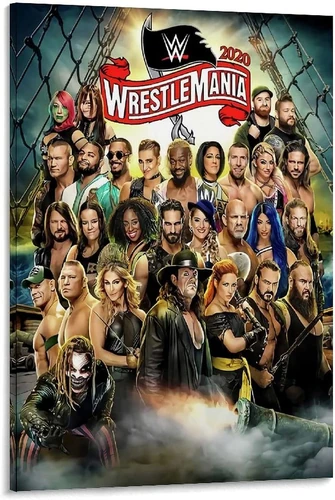 Poster with Wrestlemania 36 | Mazniac Wiki | Fandom