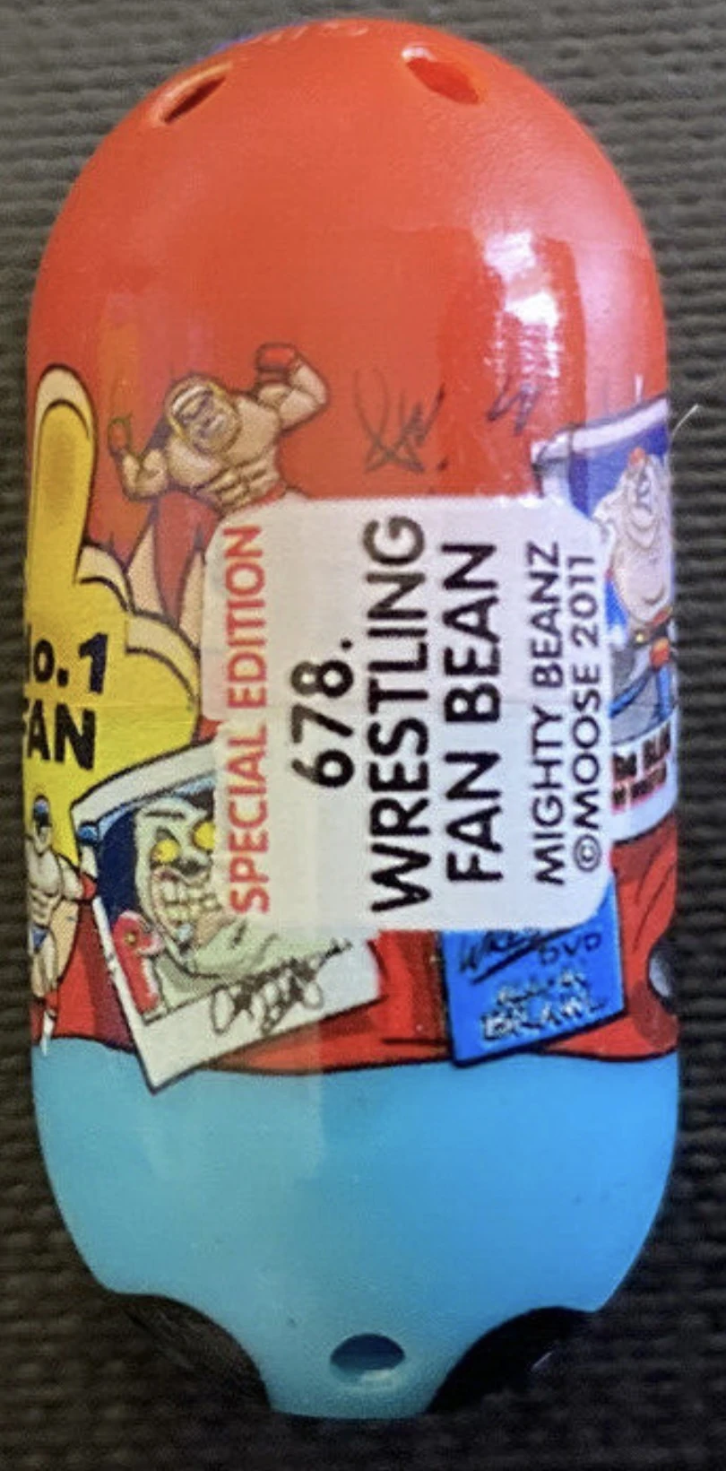 Wrestling Fan Bean | Beanpedia, The Mighty Beanz Wiki | Fandom