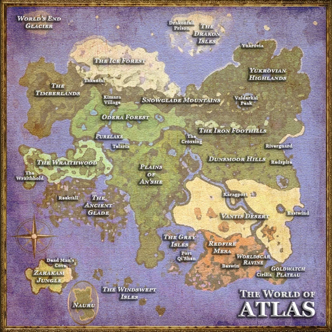 World Map of Atlas | MC-Atlas Wiki | Fandom