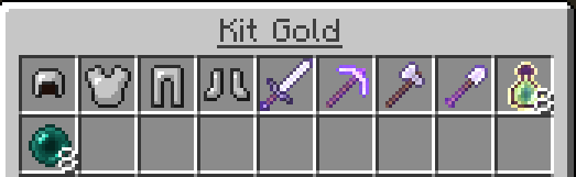 Kit Gold (Survival) | MCCentral Wiki | Fandom