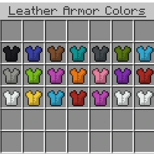 Minecraft Leather Armor
