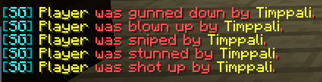 Weapons (Kill Messages) | MCCentral Wiki | Fandom