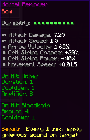 Mortal Reminder | MC Lite Wiki | Fandom