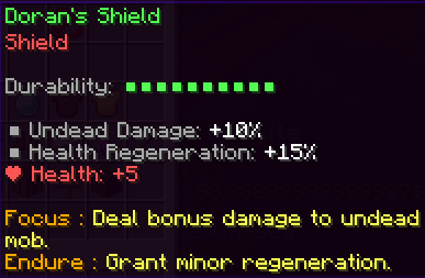 Doran's Shield | MC Lite Wiki | Fandom