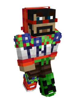 Minecraft Papercraft Captainsparklez