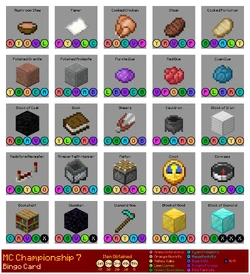 Bingo Card | MC Championship Wiki | Fandom