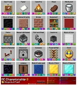Bingo Card | MC Championship Wiki | Fandom
