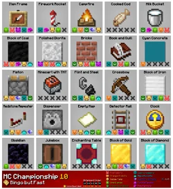 Bingo Card | MC Championship Wiki | Fandom