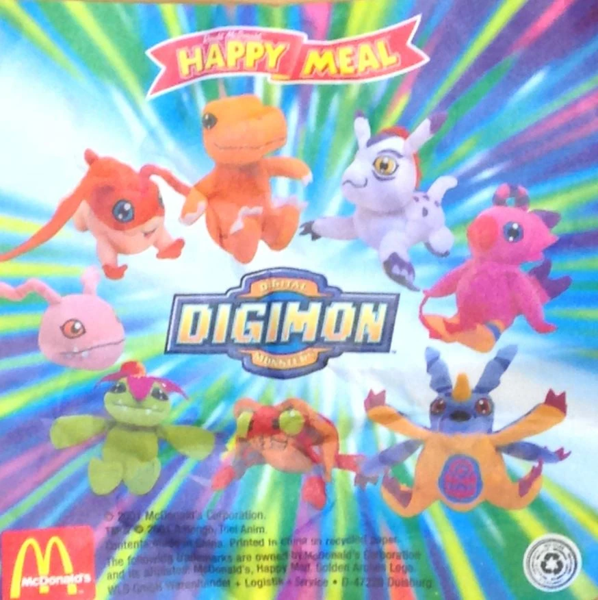 Digimon | McDonalds Happy Meal-figur Wiki | Fandom