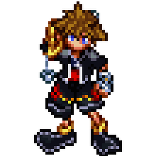 Kingdom Hearts Sprites Sora
