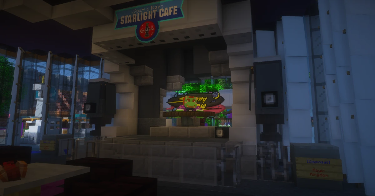 Cosmic Ray's Starlight Cafe | MCParksServer Wiki | Fandom