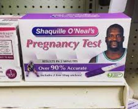 Shaquille O'Neal Pregnancy Test | McSussy Productions Wiki | Fandom