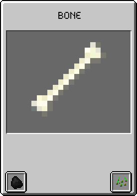 Minecraft Bone Pixel Art