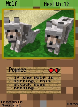 Wolf card | Minecraft TCG Wiki | Fandom