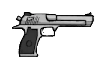 how to draw a desert eagle step by step