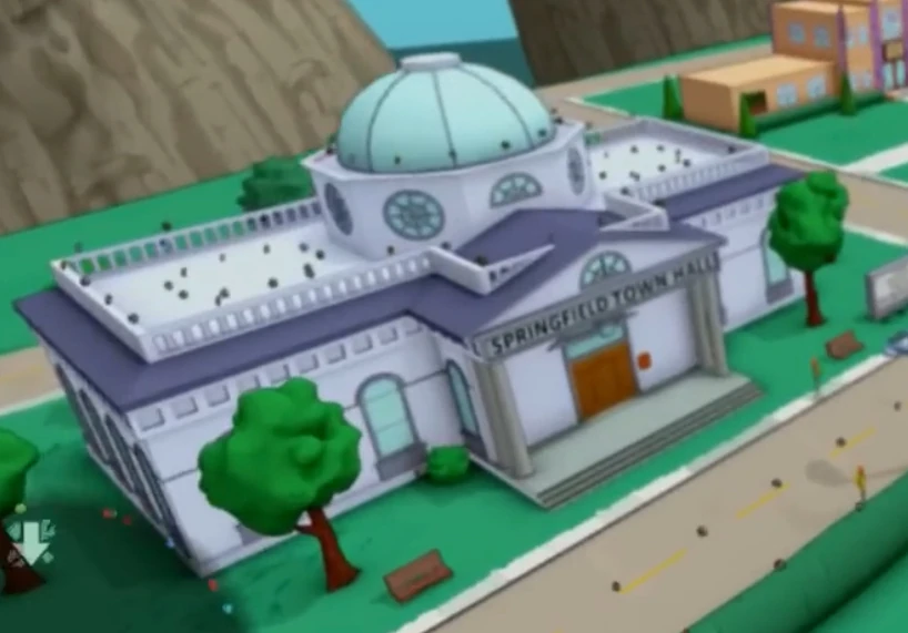 Springfield Town Hall | MD1456LegoDimensionsFanon Wiki | Fandom