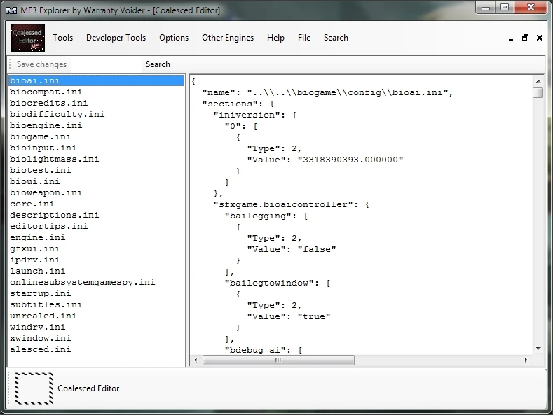 Coalesced Tools | ME3Explorer Wiki | Fandom