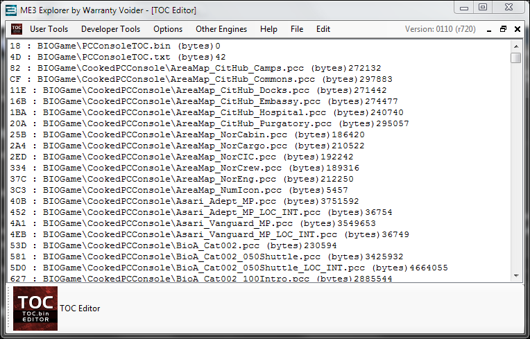 TOC.bin Editor | ME3Explorer Wiki | Fandom