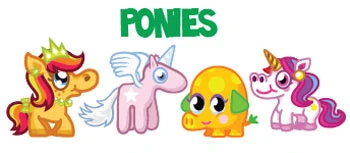 Ponies | My Moshi Monsters Wiki | Fandom