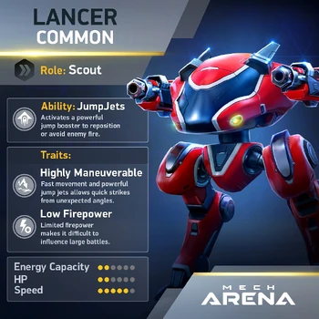 Lancer | Mech Arena: Robot Showdown Wiki | Fandom