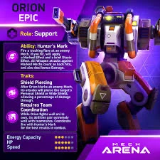 Orion | Mech Arena: Robot Showdown Wiki | Fandom