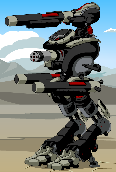 Shadow Mega Gunner | MechQuest Wiki | Fandom