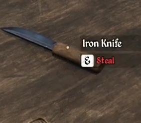 Medieval Thief Stealing