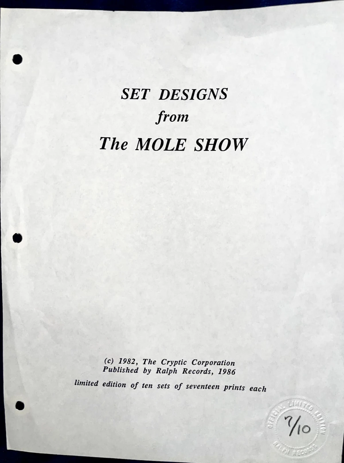 Set Designs from The Mole Show | Meet The Residents Wiki | Fandom