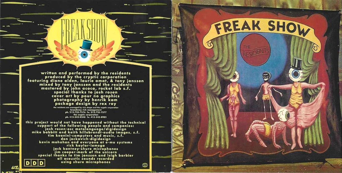 Freak Show/Cover art gallery | Meet The Residents Wiki | Fandom