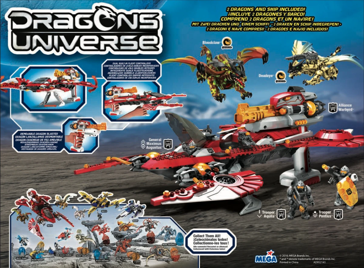 Ultimate Action Dragon Destroyer (Warbyrd) | Mega Bloks Dragons ...