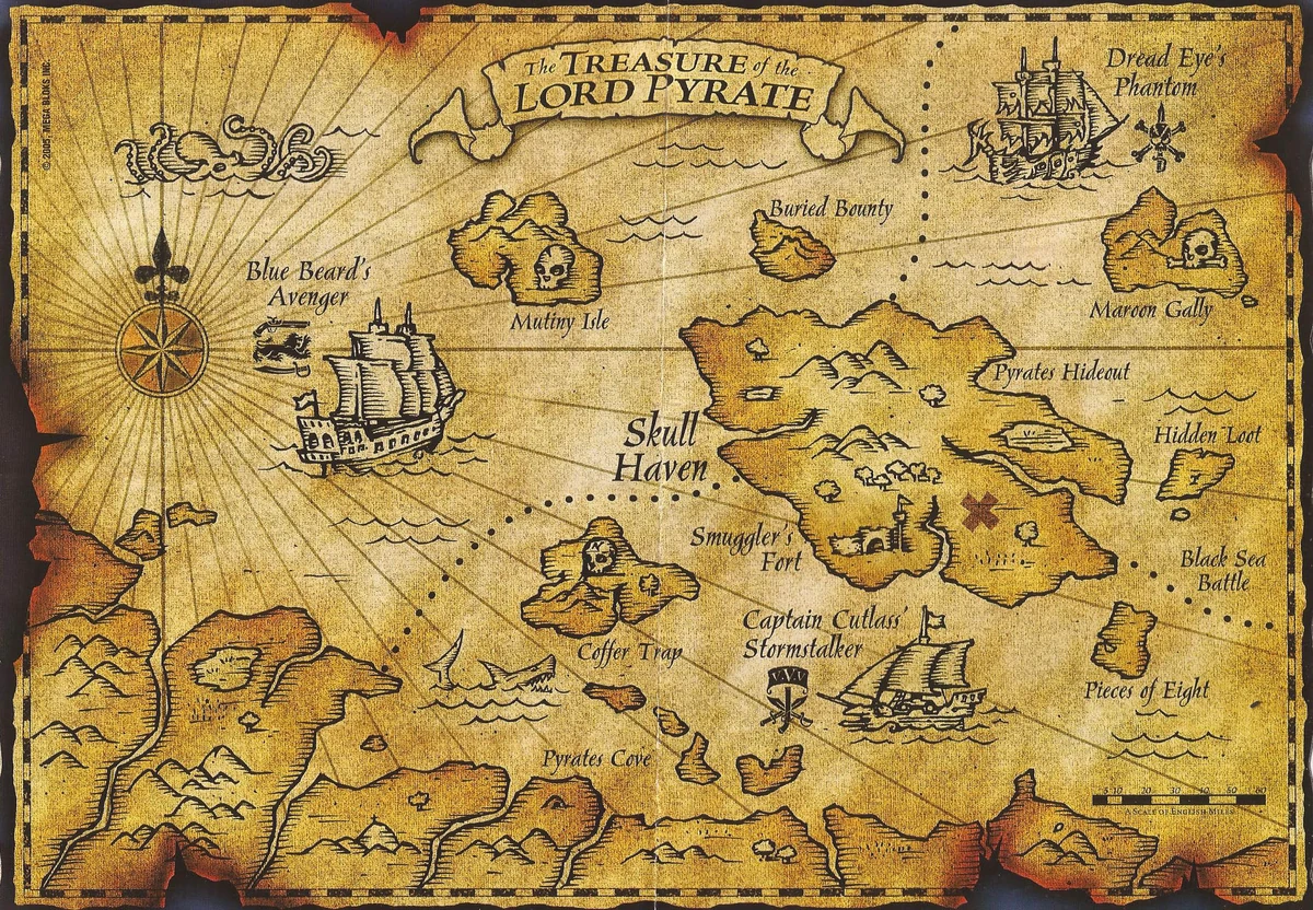 Maps | Mega Bloks Pyrates Wiki | Fandom