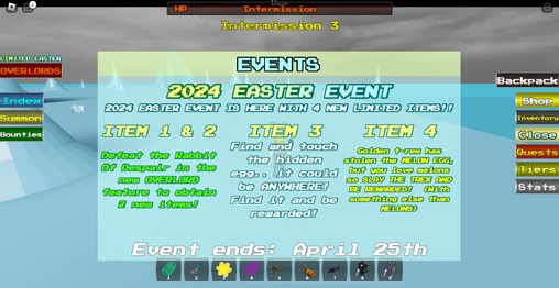 Events | MEGA Boss Survival Wiki | Fandom