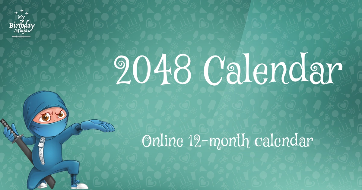 2048 Calendar | Mega Fanon Familypedia Wiki | Fandom