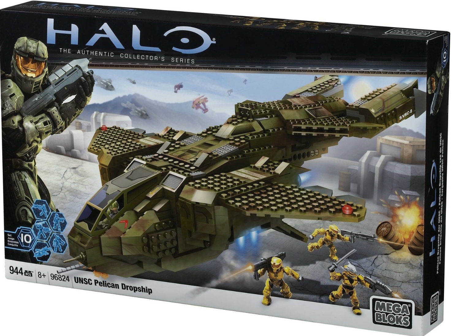 Pelican Mega Bloks Unsc Falcon