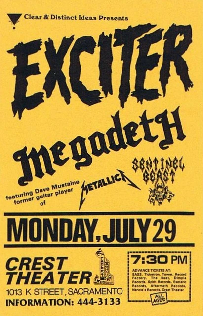 megadeth tour